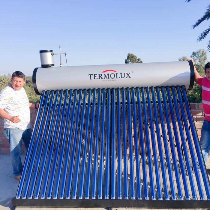 Instalacion de una terma solar en ICA